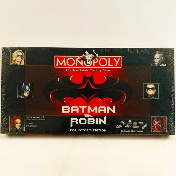 Hasbro | Games | Vintage Monopoly Batman And Robin Collectors Edition ...